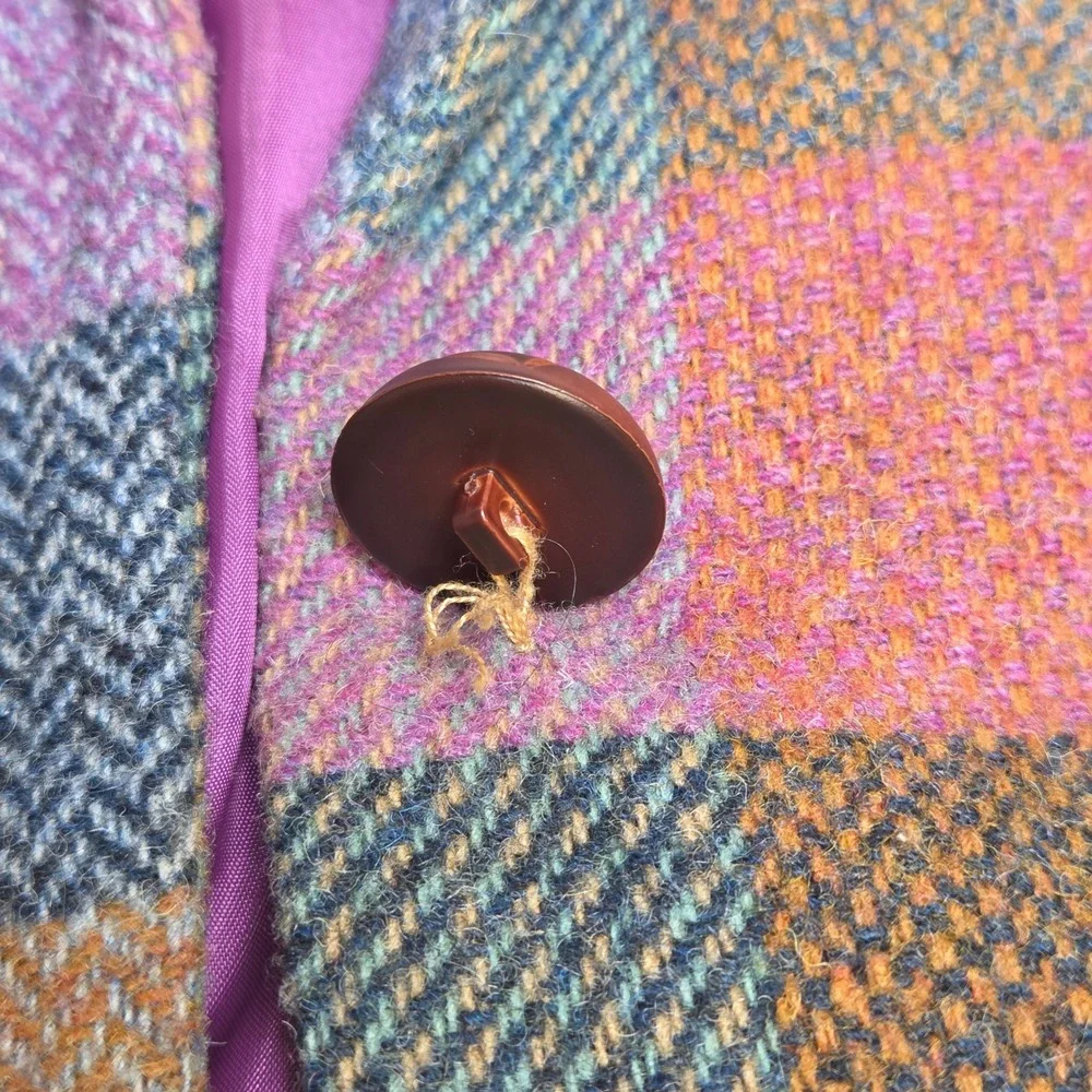 CAbi | Jackets & Coats | Cabi Plaid Wool Blend Blazer Jacket Womens 6 ...